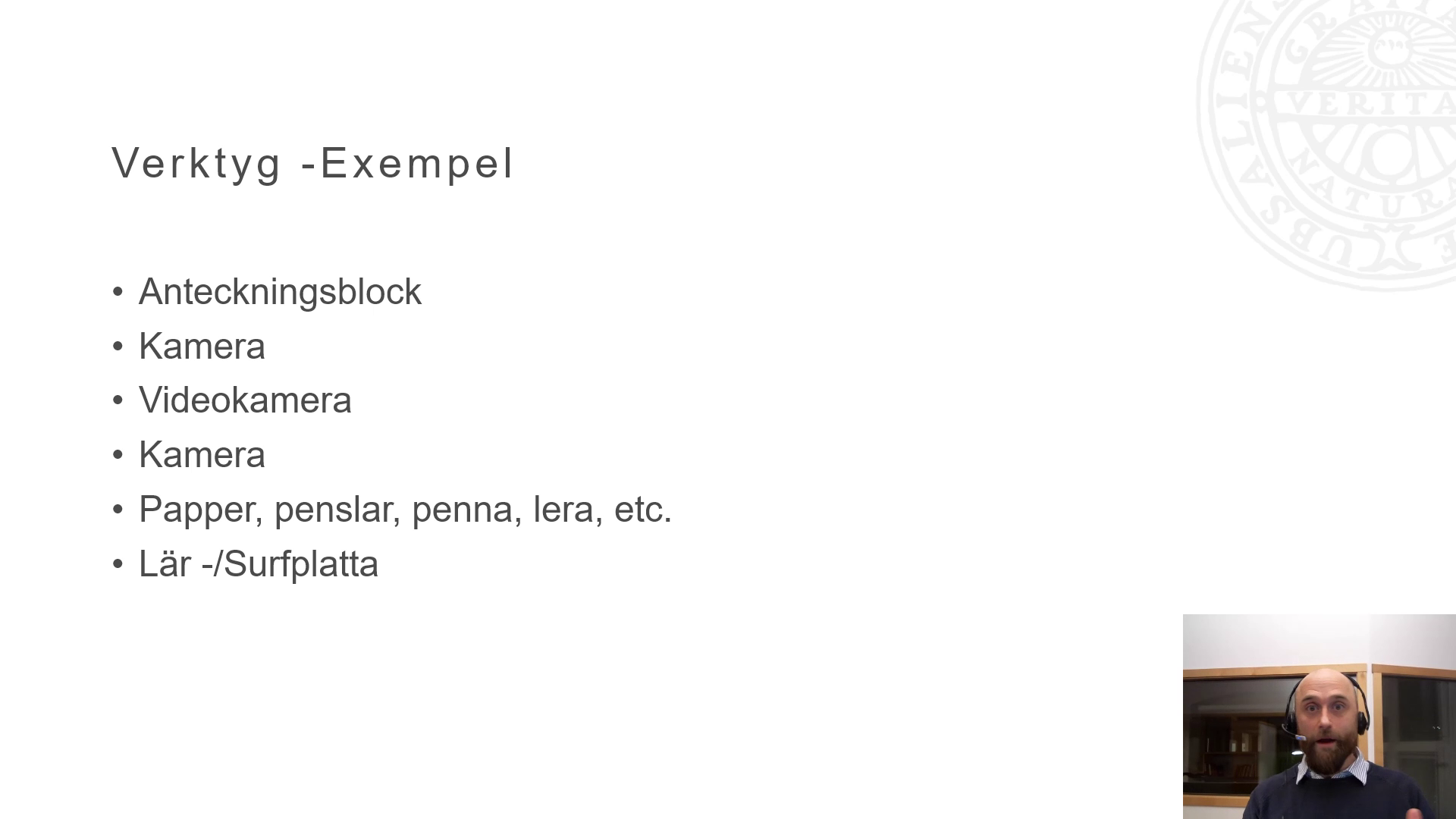 Metoder för dokumentation och... - Medfarm Play - Uppsala universitet