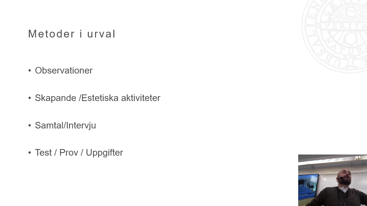 Metoder för dokumentation och... - Medfarm Play - Uppsala universitet