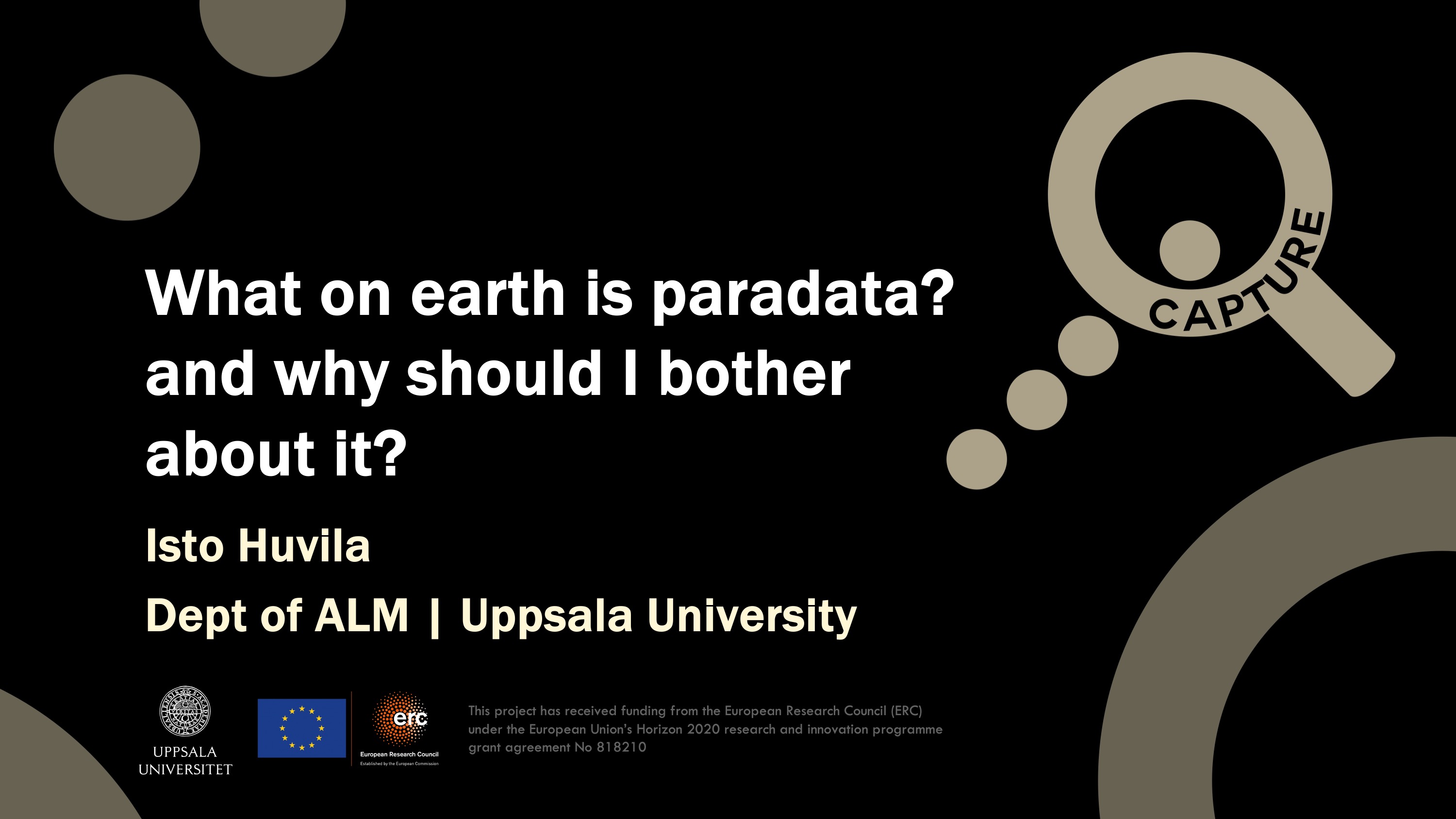 What is paradata and why it is... - Medfarm Play - Uppsala universitet
