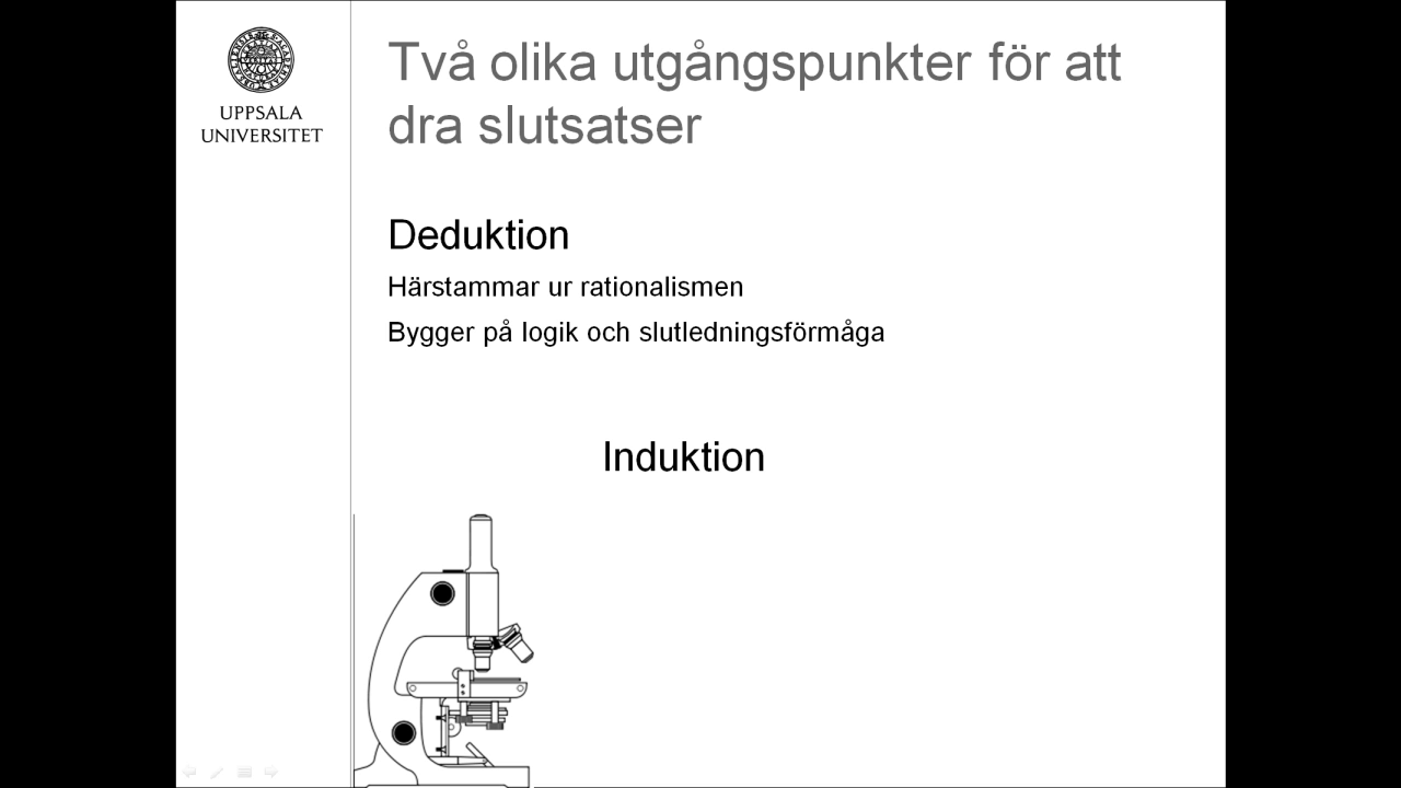 Induktion deduktion positivism... - Medfarm Play - Uppsala universitet