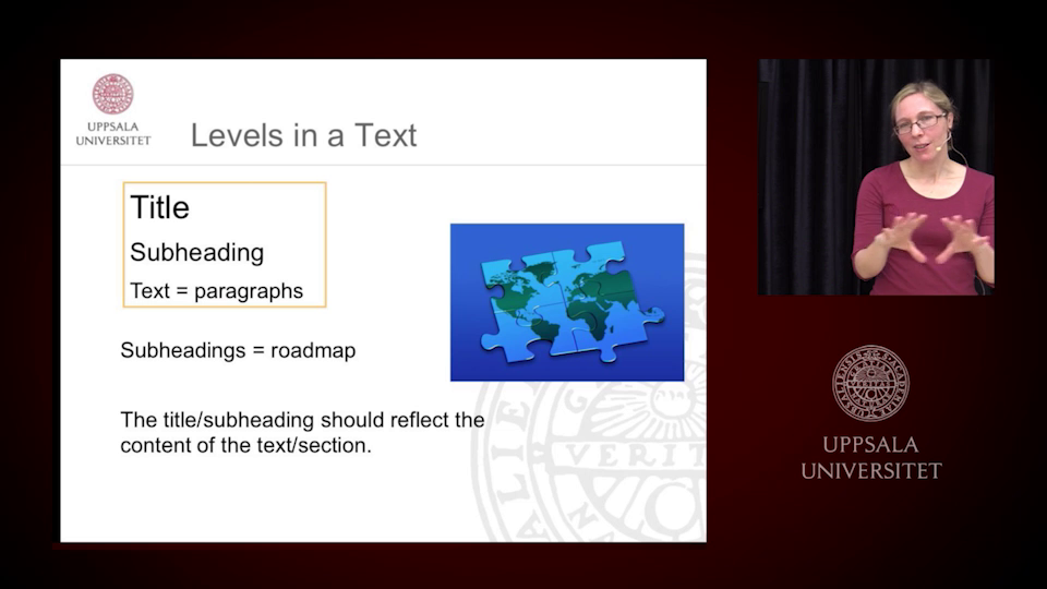 Writing in an Academic Context... - Medfarm Play - Uppsala universitet