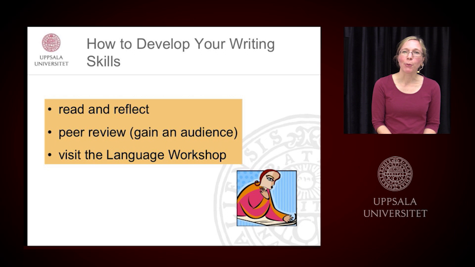 Writing in an Academic Context... - Medfarm Play - Uppsala universitet