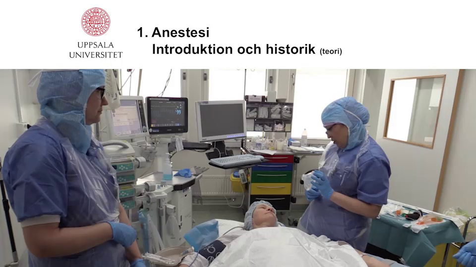 Anestesi del1 - Medfarm Play - Uppsala universitet